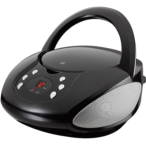 Gpx Portable Cd Boombox with Am/Fm Radio  BC112B - Black