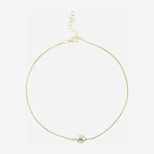 Click here for Silver Treasures Womens 14K Gold Over Silver 9 Inc... prices