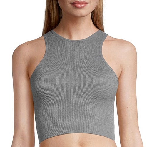Click here for Arizona Body Seamless Ribbed Hi-Neck Brami  Small... prices