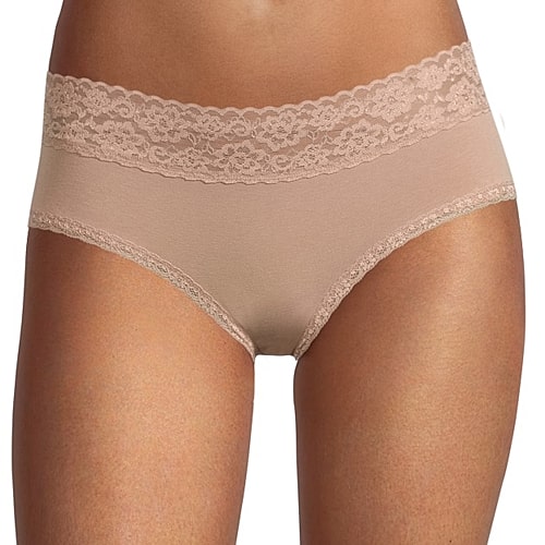 Click here for Arizona Body Cotton with Lace Hipster Panty  Xx-la... prices