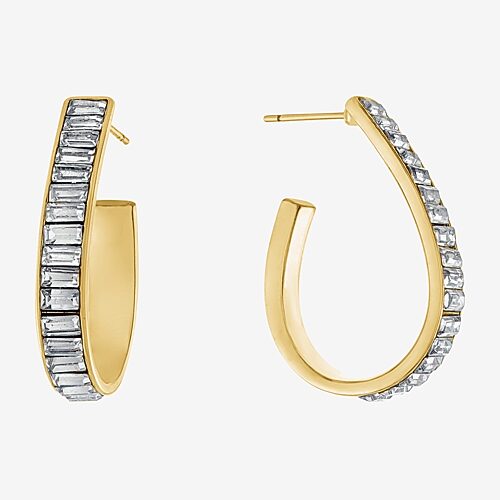 Click here for Sparkle Allure Womens Crystal 24K Gold Over Brass... prices