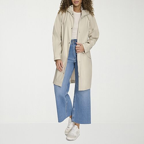 Levis Womens Raglan Sleeve Rain Collar Jacket - Oatmeal