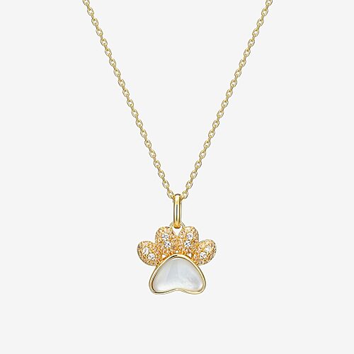 Click here for Womens White Mother Of Pearl 18K Gold Over Silver... prices