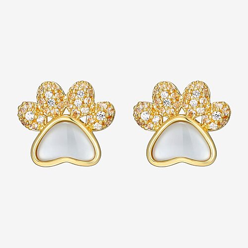 Click here for White Mother Of Pearl 18K Gold Over Silver 8.8mm S... prices