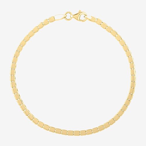 Click here for Womens 14K Gold 7 Inch Link Chain Bracelet  One Si... prices