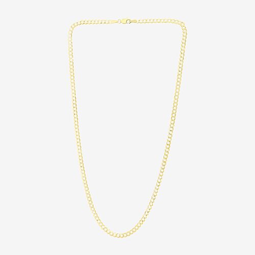 Click here for Mens 14K Gold 22 Inch Curb Chain Necklace  One Siz... prices