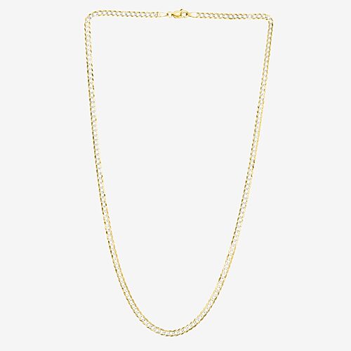 Click here for Mens 14K Gold 20 Inch Curb Chain Necklace  One Siz... prices