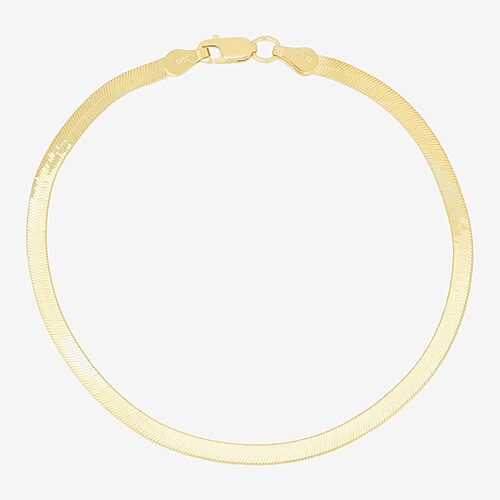Click here for Unisex Adult 14K Gold 8 Inch Semisolid Herringbone... prices