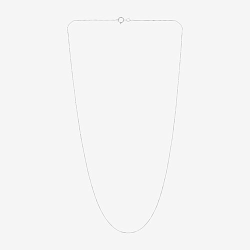 Click here for Womens 14K Gold 16 Inch Box Chain Necklace  One Si... prices