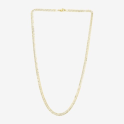 Click here for Mens 14K Gold 20 Inch Curb Chain Necklace  One Siz... prices