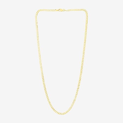 Click here for Mens 14K Gold 20 Inch Curb Chain Necklace  One Siz... prices