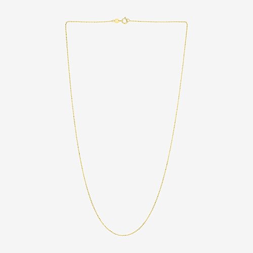 Click here for Womens 14K Gold 18 Inch Bead Chain Necklace  One S... prices