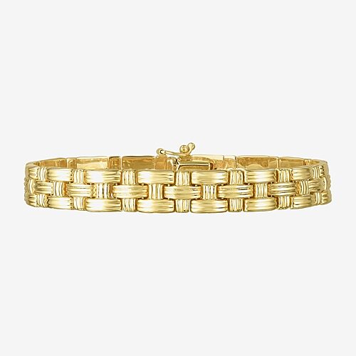 Click here for Womens 14K Gold 7.25 Inch Link Chain Bracelet  One... prices