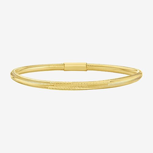 Click here for Unisex Adult 14K Gold Bangle Bracelet  One Size  Y... prices