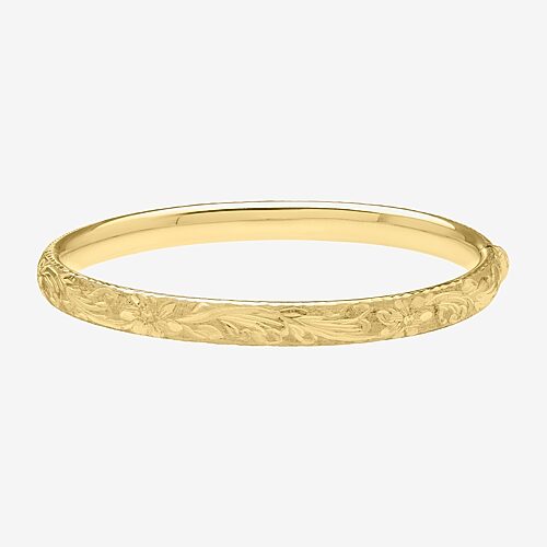 Click here for Womens 14K Gold Bangle Bracelet  One Size  Yellow prices