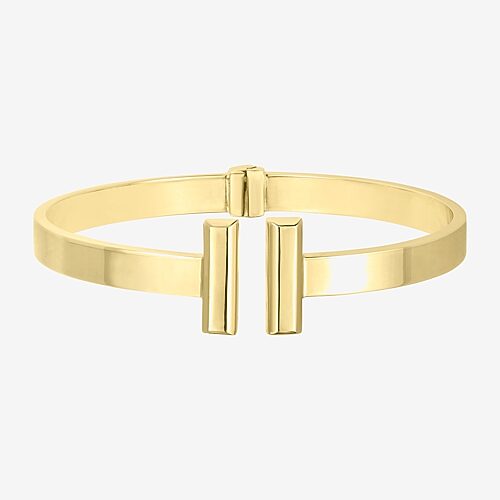 Click here for Unisex Adult 14K Gold Bangle Bracelet  One Size  Y... prices