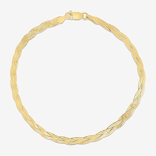 Click here for Unisex Adult 14K Gold 18 Inch Braid Chain Necklace... prices