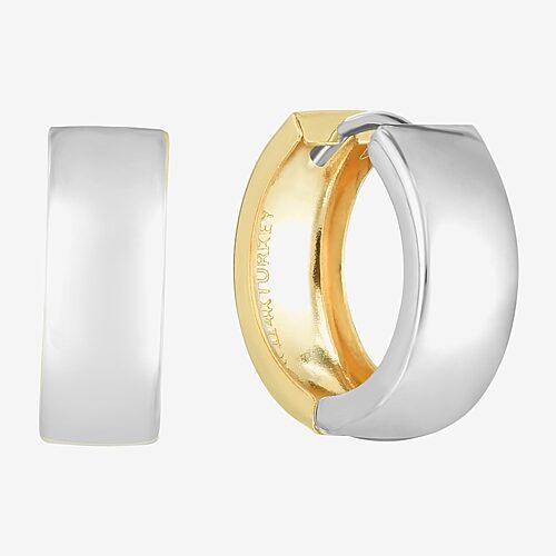 Click here for Womens 14K Gold 14.5mm Hoop Earrings  One Size  Ye... prices