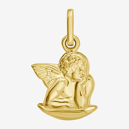 Click here for Religious Jewelry Angel Unisex Adult 14K Gold Ange... prices