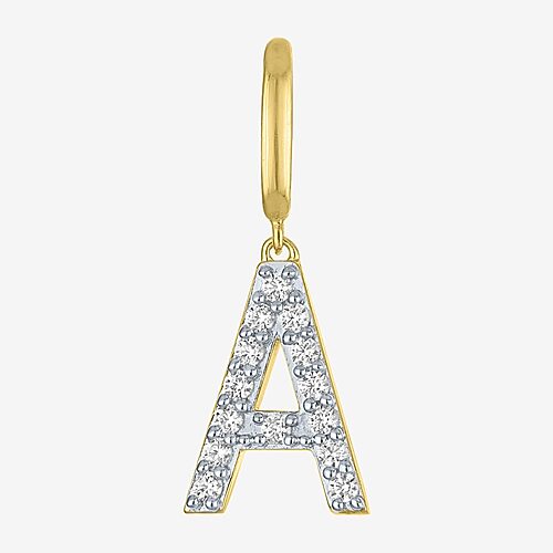 Click here for Charmed by Diamond Addiction 1/10 CT. T.W. Initial... prices