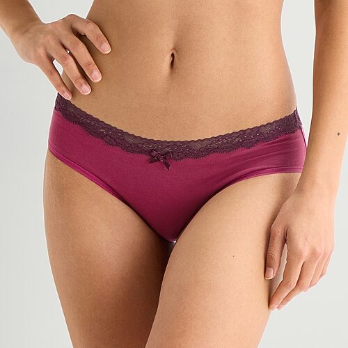 Click here for Ambrielle Cotton Hipster Panty  Large  Red prices