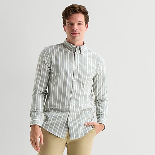 Click here for St. Johns Bay Mens Long Sleeve Classic Fit Button-... prices