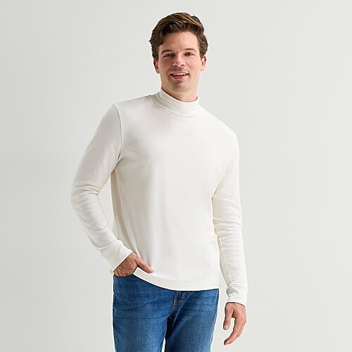 Click here for St. Johns Bay Interlock Mens Long Sleeve Mock Neck... prices