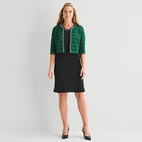 Click here for Maya Brooke Womens Jacket Dress  8  Green prices