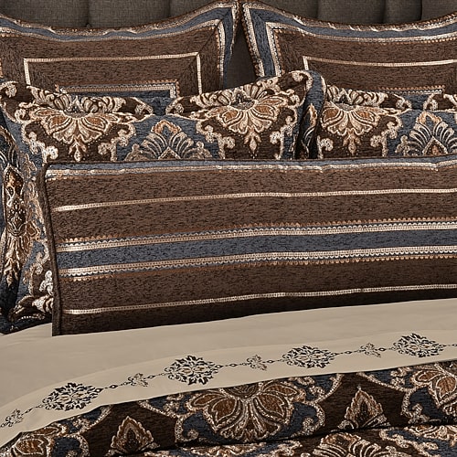 Click here for J Queen New York Sofia Chenille Damask Comforter S... prices