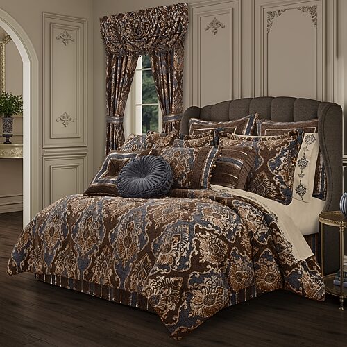 Click here for J Queen New York Sofia Chenille Damask 4-Pc. Comfo... prices