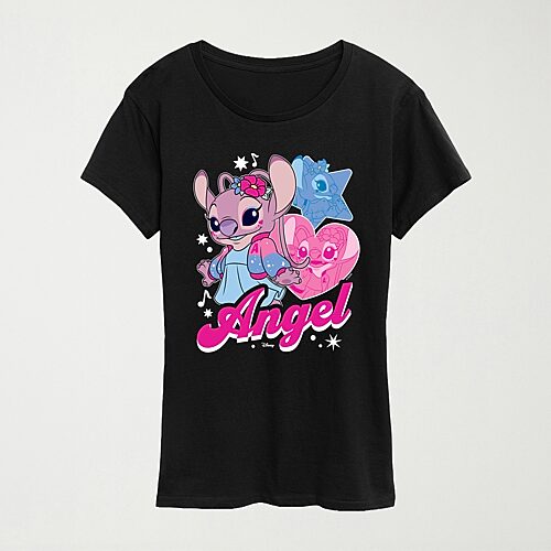 Click here for Womens Crew Neck Short Sleeve Regular Fit Lilo & S... prices