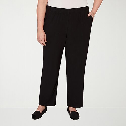 Click here for Alfred Dunner Classics Womens Straight Pull-On Pan... prices