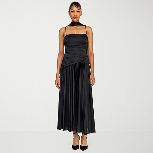 Click here for Premier Amour Womens Midi Straight Neck Sleeveless... prices