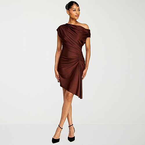 Click here for Premier Amour Womens High-Low Asymmetrical Neck Sl... prices