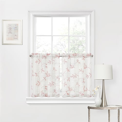 Click here for Regal Home Meadow Embroidered 2-pc. Rod Pocket Win... prices