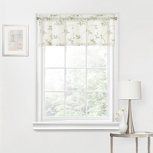 Click here for Regal Home Meadow Embroidered Rod Pocket Tailored... prices