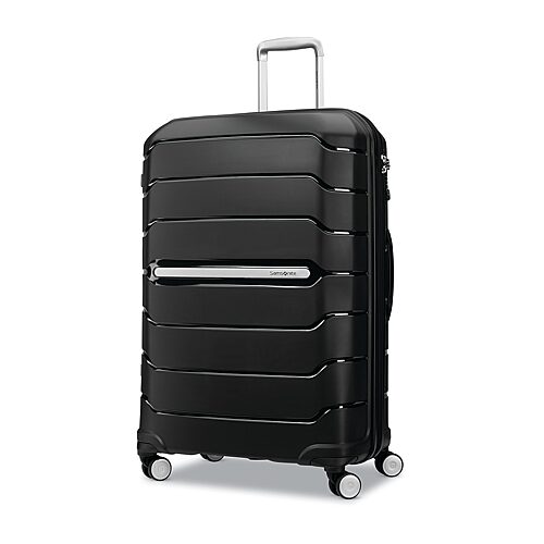 Samsonite Freeform 28 Inch Hardside Expandable Checked Spinner Luggage  One Size  Black