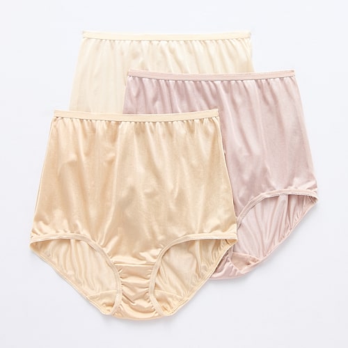 Click here for Underscore Nylon Womens 3 Pack Brief Panty  9  Bei... prices