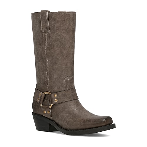 Click here for Frye and Co. Womens Lorrie Stacked Heel Motorcycle... prices