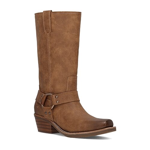 Click here for Frye and Co. Womens Lorrie Stacked Heel Motorcycle... prices