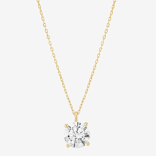 Click here for Womens 3 CT. Lab Grown White Diamond 14K Gold Roun... prices