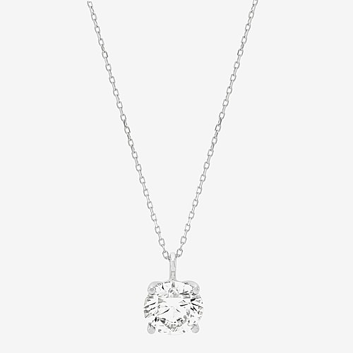 Click here for Womens 3 CT. Lab Grown White Diamond 14K Gold Roun... prices