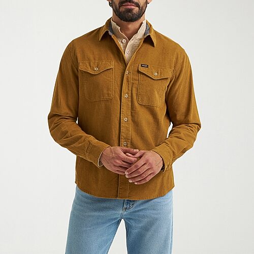 Click here for Wrangler Corduroy Mens Long Sleeve Regular Fit But... prices