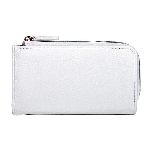 Click here for Womens Buxton Solid L-Shaped Zip Snap Wallet prices