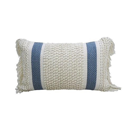 Click here for Vibhsa Loop Texture Rectangular Throw Pillow  One... prices
