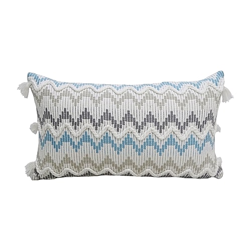 Click here for Vibhsa Chevron Braid Rectangular Throw Pillow  One... prices