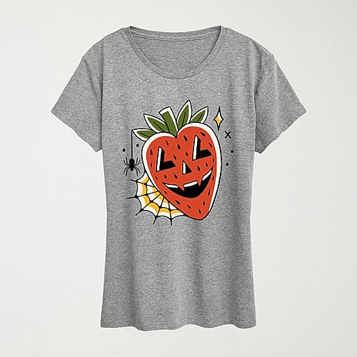 Click here for Womens Scoop Neck Short Sleeve Regular Fit Graphic... prices