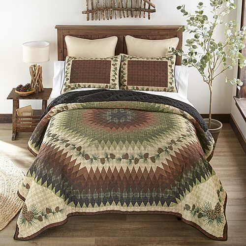 Click here for Donna Sharp Pine Circle 3-pc. Quilt Set  One Size... prices