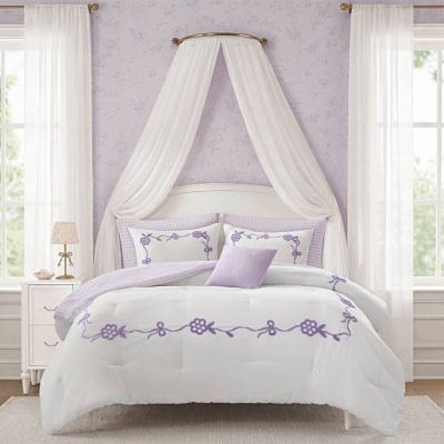 Click here for Intelligent Design Eloise Floral Bow Embroidered 6... prices
