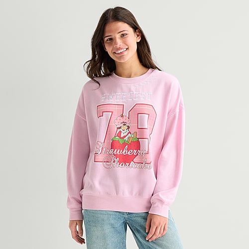 Click here for Strawberry Shortcake Crew Fleece Womens Juniors Cr... prices